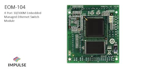 Eom 104 In Stock Managed Ethernet Switch Module · Buy Online