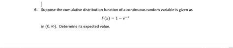 Solved Suppose The Cumulative Distribution Function Of A Chegg