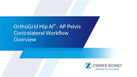 Orthogrid Hip Ai® Ap Pelvis Contralateral Workflow Overview