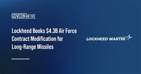 Lockheed Books Usaf Contract Modification For Jassm Lrasm