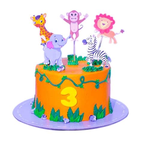 Animal Jungle Theme Cake Mister Berry