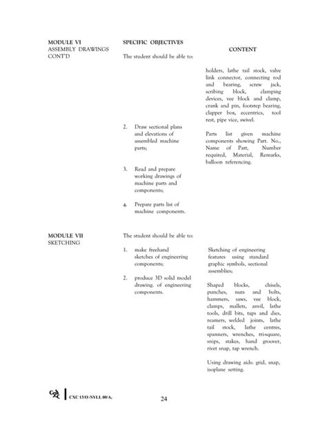 Csec Technical Drawing Pdf