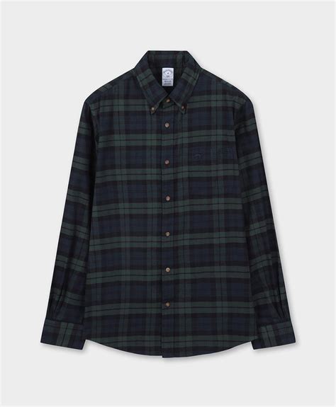 남성 Flannel Brooks Brothers