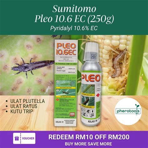 Pherotools Halex Pleo 106ec 250ml Racun Serangga Ulat Plutella Ulat
