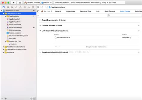 Xcode7 中创建静态库：a 和 Framework（一）xcode怎么配置编译framework或是a Csdn博客