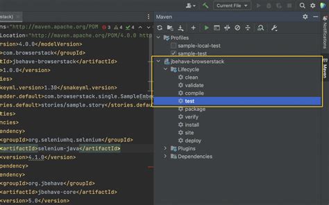 Run Selenium Tests With JBehave BrowserStack Docs