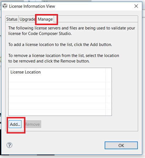 CCS How To Get License File Code Composer Studio Forum Code Composer Studio TI E E