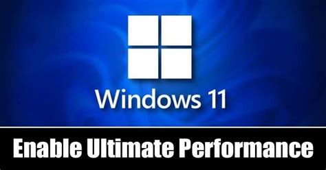 Cómo Habilitar El Plan De Energía Ultimate Performance En Windows 11