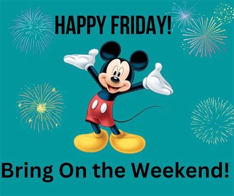 Happy Friday Mickey Mouse 112516 Friday Cartoon Mickey Mouse