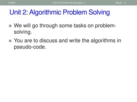 Cs1010 Programming Methodology Ppt Download