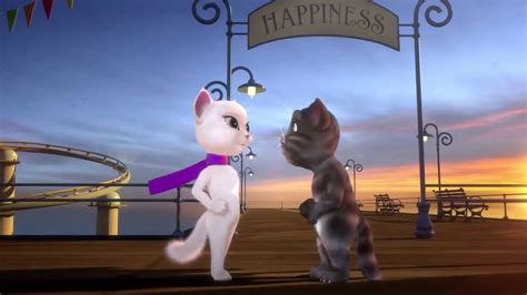 Talking Tom And Angela Kissing My Talking Tom Cat Episodes Game