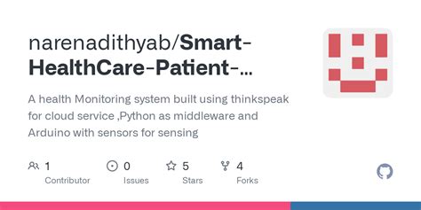 Github Narenadithyab Smart Healthcare Patient Monitoring System A Health Monitoring System