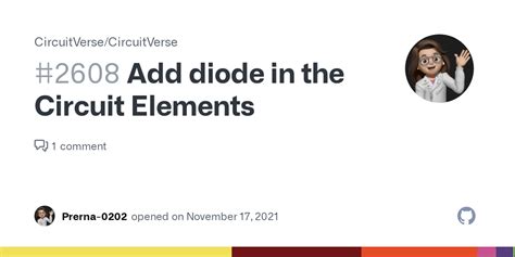 add diode in the circuit elements · issue 2608 · circuitverse circuitverse · github