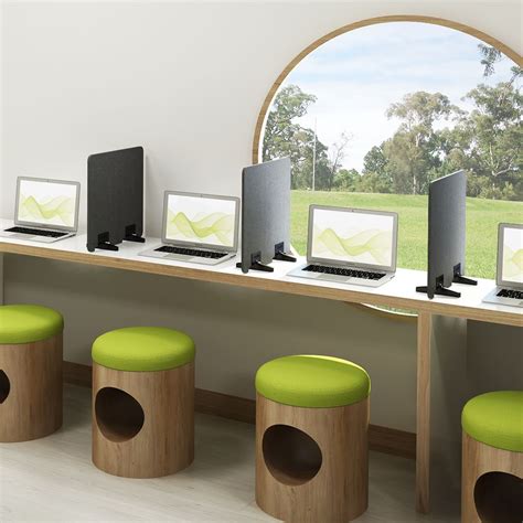 ScreenED Computer Table Desk Dividers Divider Screen Computer Table