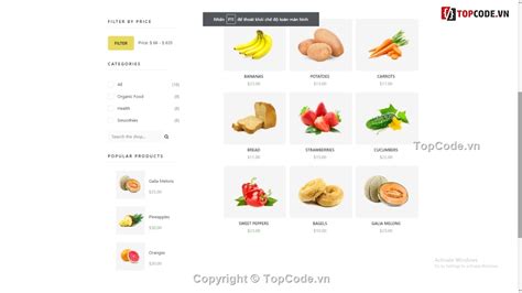 Template Html Css Bootstrap Giao Diện Rau Củ Quả Nông Trại Nổi Tiếng