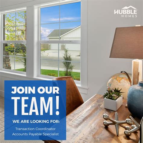 Hubble Homes Llc On Linkedin Accounts Payable Specialist Transaction Controller Scheduling Hubble…