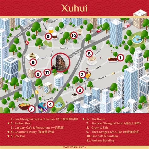 Distribute The Map Of Shanghais Hottest Spots Wasu Srimongkol