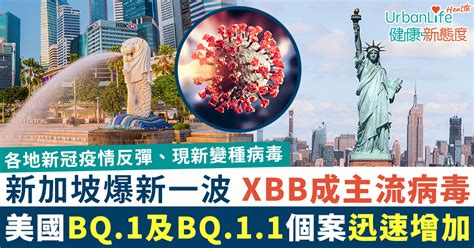 【新冠疫情反彈】xbb成新加坡主流病毒株 美國bq1個案迅速增加