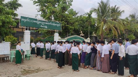 ဝါးခယ်မမြို့နယ်အတွင်းရှိ စာစစ်ဌာန ၁၂ ခုတို့၌ ၂၀၂၂ ခုနှစ် တက္ကသိုလ်ဝင်တန်းစာမေးပွဲ သမိုင်းဘာသာရပ