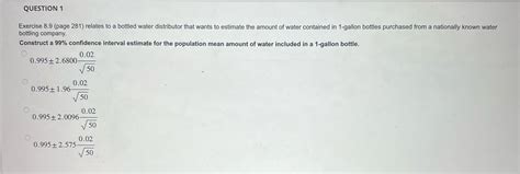 solved question 1exercise 8 9 page 281 ﻿relates to a