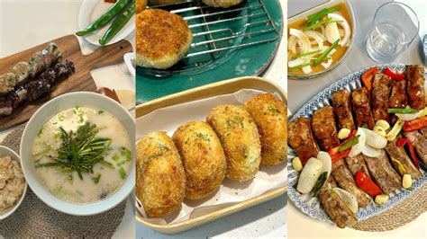 요리하고 먹는 Vlog 수제 고로케 만들어 먹기 리북방 순대로 순대국밥🍲 등갈비 오븐 구이 전복내장크림파스타 Youtube