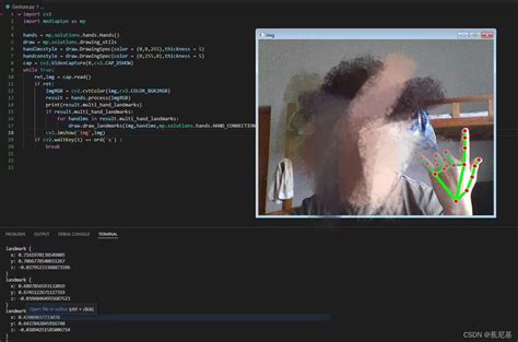 Python Opencv Mediapipe 实现手势识别opencvmediapipeautopy Csdn博客