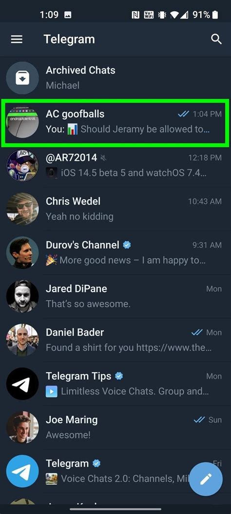 how to create and share polls in telegram android central