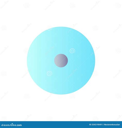 Disc Storage Flat Gradient Color Ui Icon Stock Vector Illustration Of