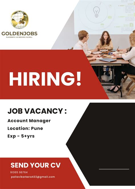 Pallavi Karkera On Linkedin We Are Hiring For Accounts Manager At Pune