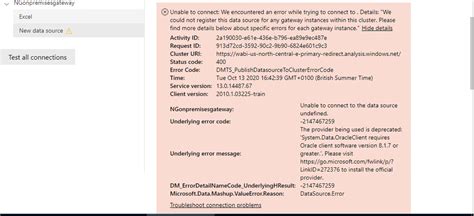 Oracle On Premises Gateway Issue Microsoft Fabric Community