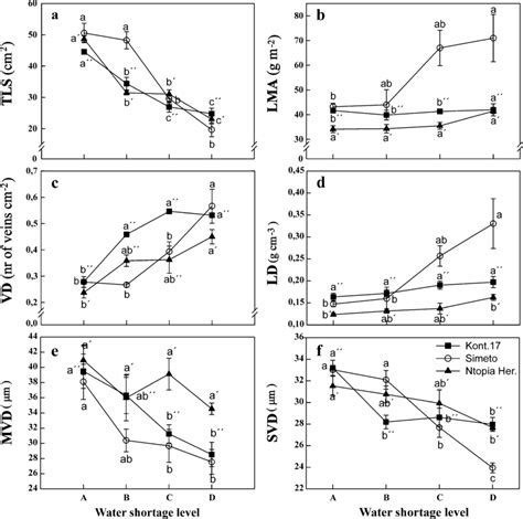 Structural Parameters A Total Leaf Area Tls B Leaf Mass Per Area