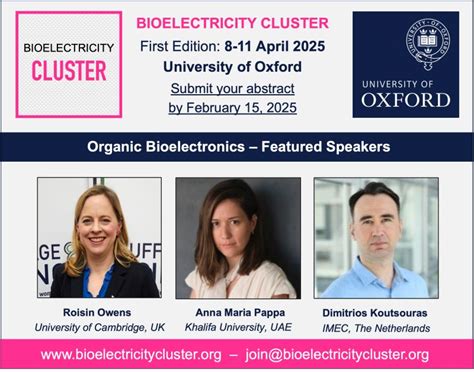 Bioelectricity Cluster On Linkedin Organicelectronics Organicbioelectronics Bioelectronics…