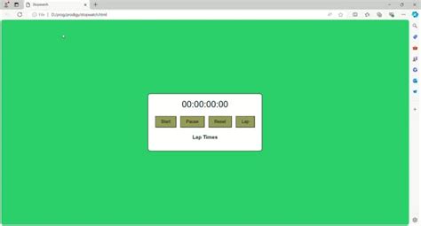 Amay Sankpal On Linkedin Very Simple Stopwatch Made Using Html And Css