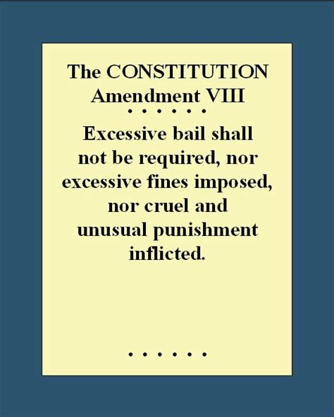 8th Amendment Definition