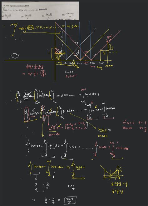Let N Be A Positive Integer Then Int 0 N1 Min X 1x 2x 3