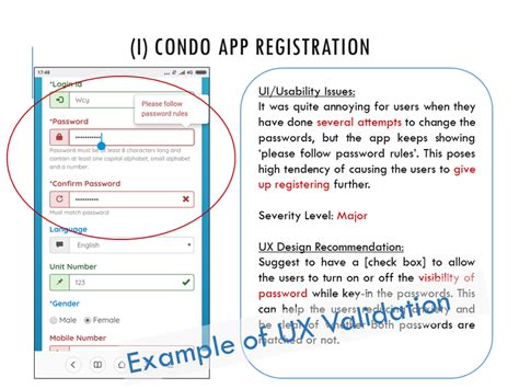 Ux Validation Of User Interface Ui Design For A Condo App Freelancer