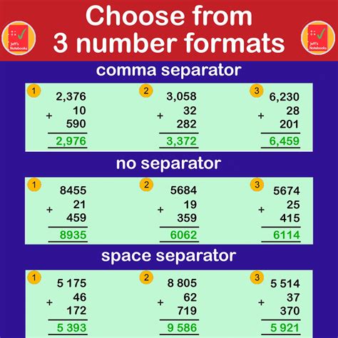 Add And Subtract 3 And 4 Digit Numbers Formal Written Method Bundle