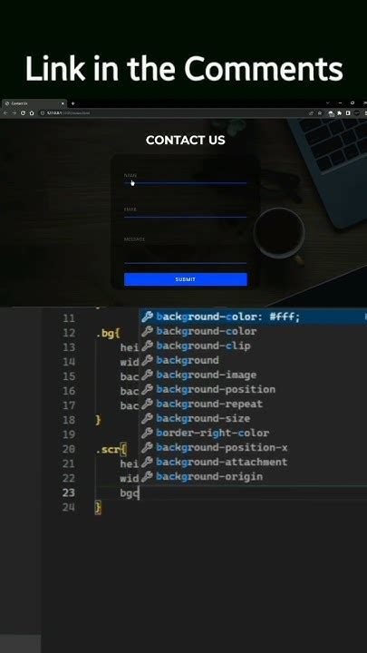 How To Make A Contact Us Page Css Coding Html Htmltutorial
