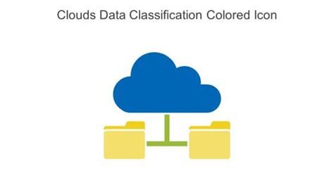 Clouds Data Classification Colored Icon In Powerpoint Pptx Png And