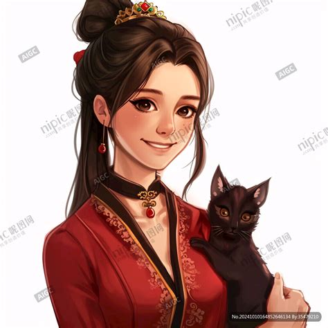 Ai创作图写实人物插画 人物半身插画 国风女性头像 插画半身像 卡通立绘 卡通古代姑娘 立绘美女 卡通写实人物 手绘宫女 卡通红色汉服女孩 卡通插画人物立绘 宫廷美女人物插画 古代大户人家小姐