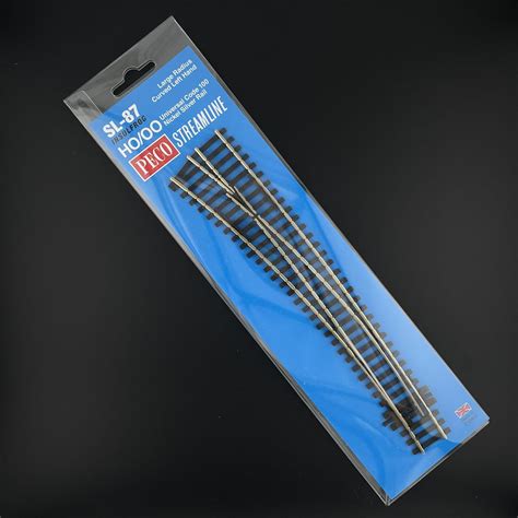 Peco Streamline Sl 87 Curved Point Turnout Large Radius Left Hand