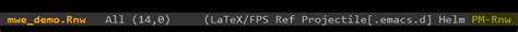 Latex Polymode Appears In Minibuffer But Does Not Weave Into A File On Windows Why Emacs