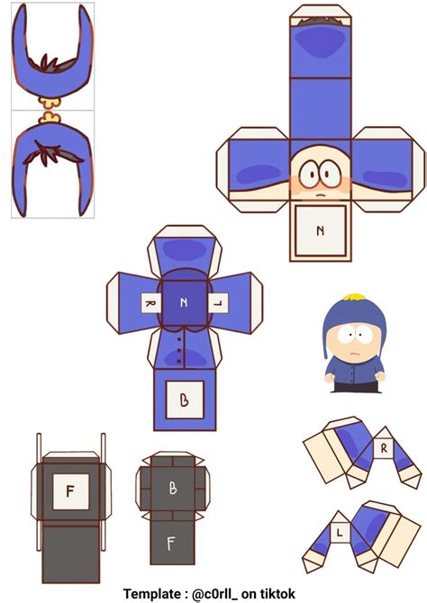 Craig Tucker Papercraft Kartu Kartu Lucu Lucu