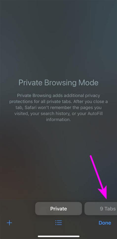 how to turn off private browsing on iphone smoothly