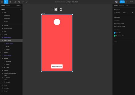 Figma Dark Mode Figma