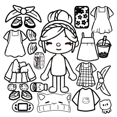 Dibujos De Toca Boca Para Imprimir Y Colorear 🎨