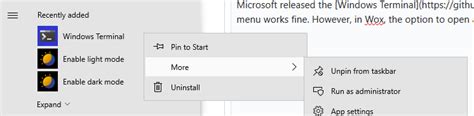 Cant Open Windows Terminal As Administrator · Issue 3209 · Wox Launcherwox · Github