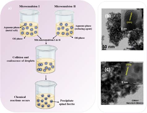 A Schematic Diagram For The Synthesis Of Spinel Ferrite Nps Via