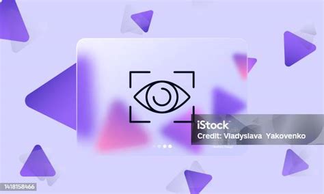 눈 스캔 라인 아이콘입니다 아이리스 스캐너 생체 인식 개인 데이터 보호 보안 시스템 Dna 얼굴 Id 인식 망막 생물 측정 개념 유리 형태론 비즈니스용 벡터 줄 아이콘