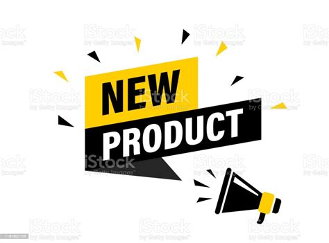 남성 손 들고 메가폰으로 새로운 제품 연설 거품 스피커 비즈니스 마케팅 및 광고 배너 벡터 그림입니다 새로운에 대한 스톡 벡터 아트 및 기타 이미지 Istock